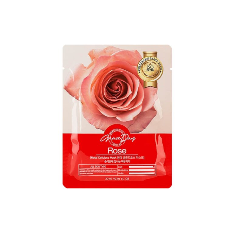 Grace Day Cellulose Mask Rose | Grace Day Face Masks, Face Masks
