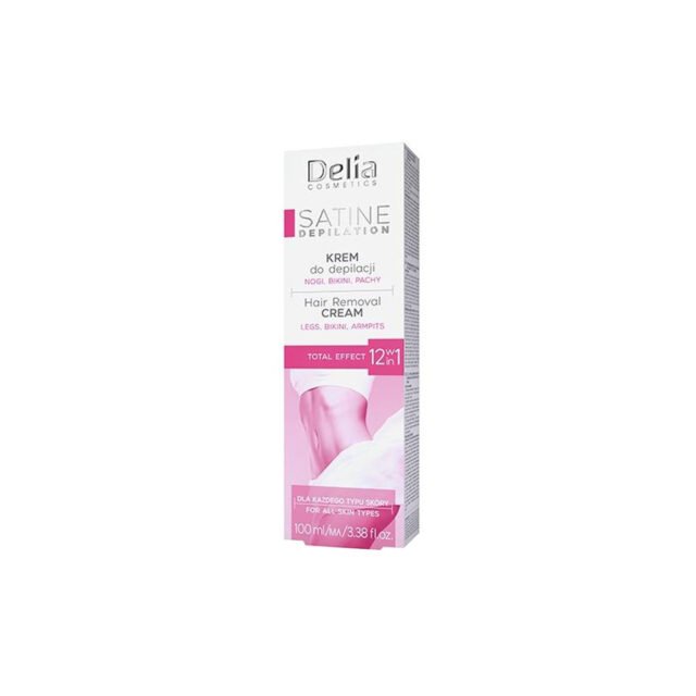 Delia Satine Depilation Cream Total Effect 12in1 100ml | Delia Shaving ...