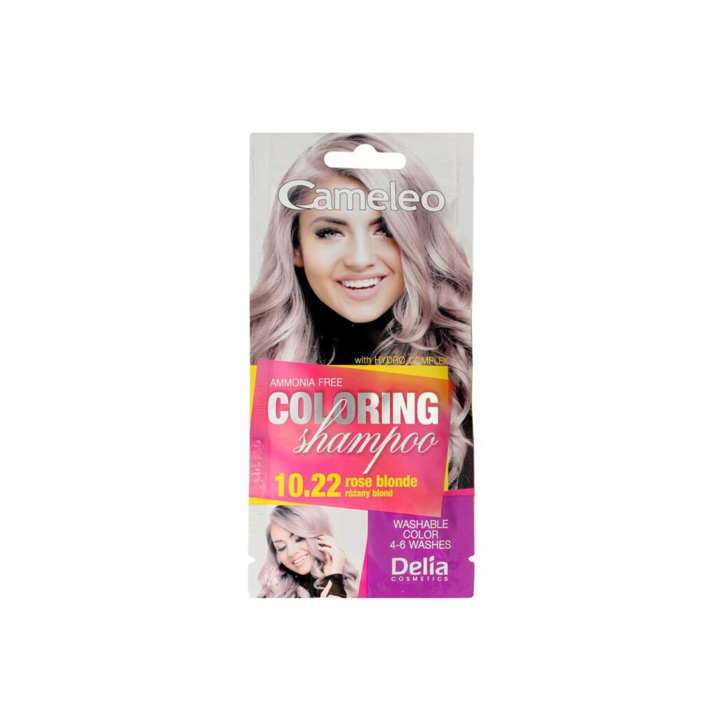 Delia Cameleo Coloring Shampoo 10.22 Rose Blonde | Delia Hair Dye